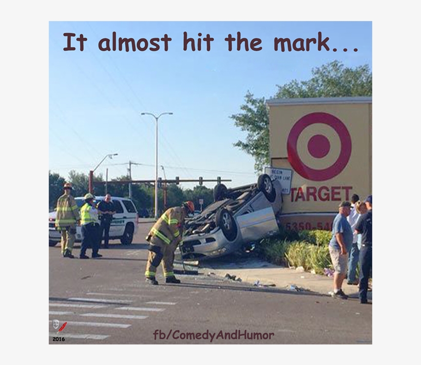 Car Almost Hit The Target Sign - 1200x630 PNG Download - PNGkit