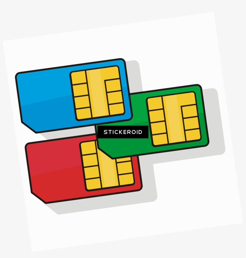 Sim Card Cards - 1693x1694 PNG Download - PNGkit