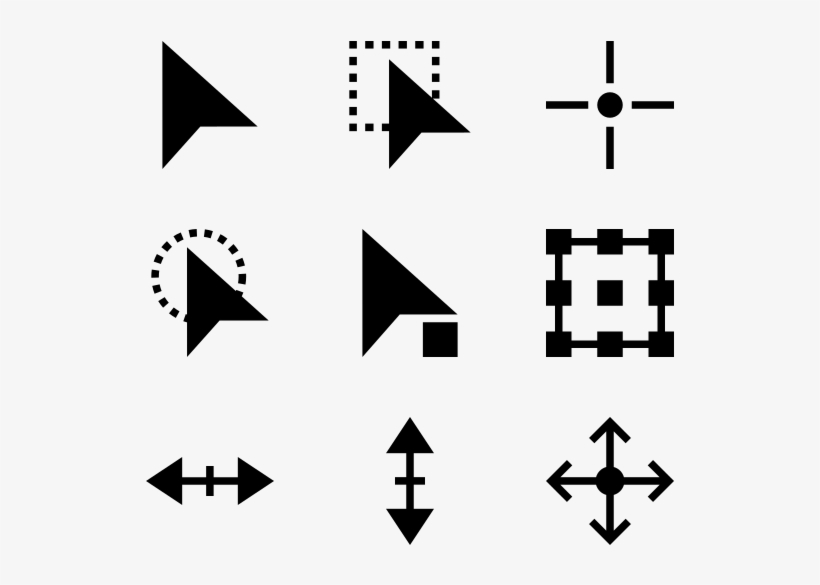Selection And Cursors - Triangle - 600x564 PNG Download - PNGkit