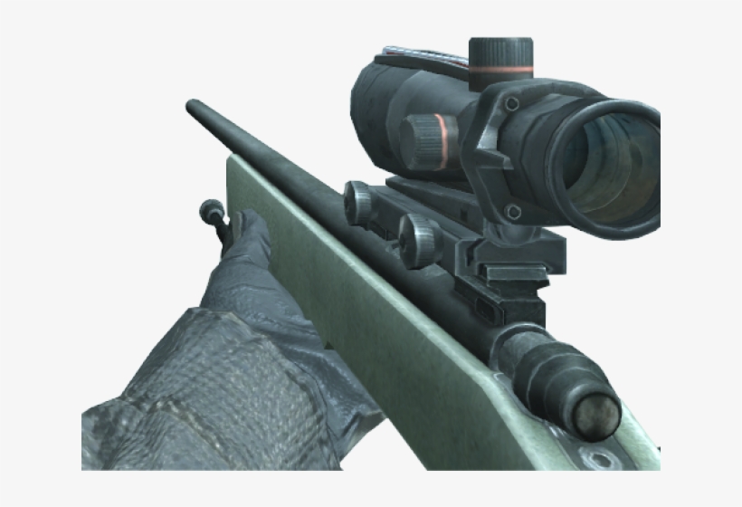 Drawn Snipers Cod 4 - Sniper Rifle - 640x480 PNG Download - PNGkit