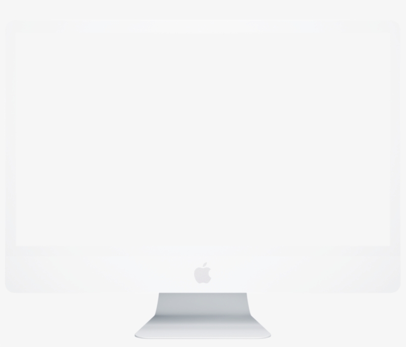 Blank Apple Computer Screen