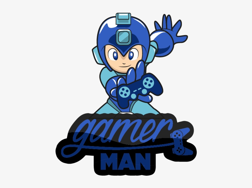 Gamer Man - Cartoon - 1250x542 PNG Download - PNGkit