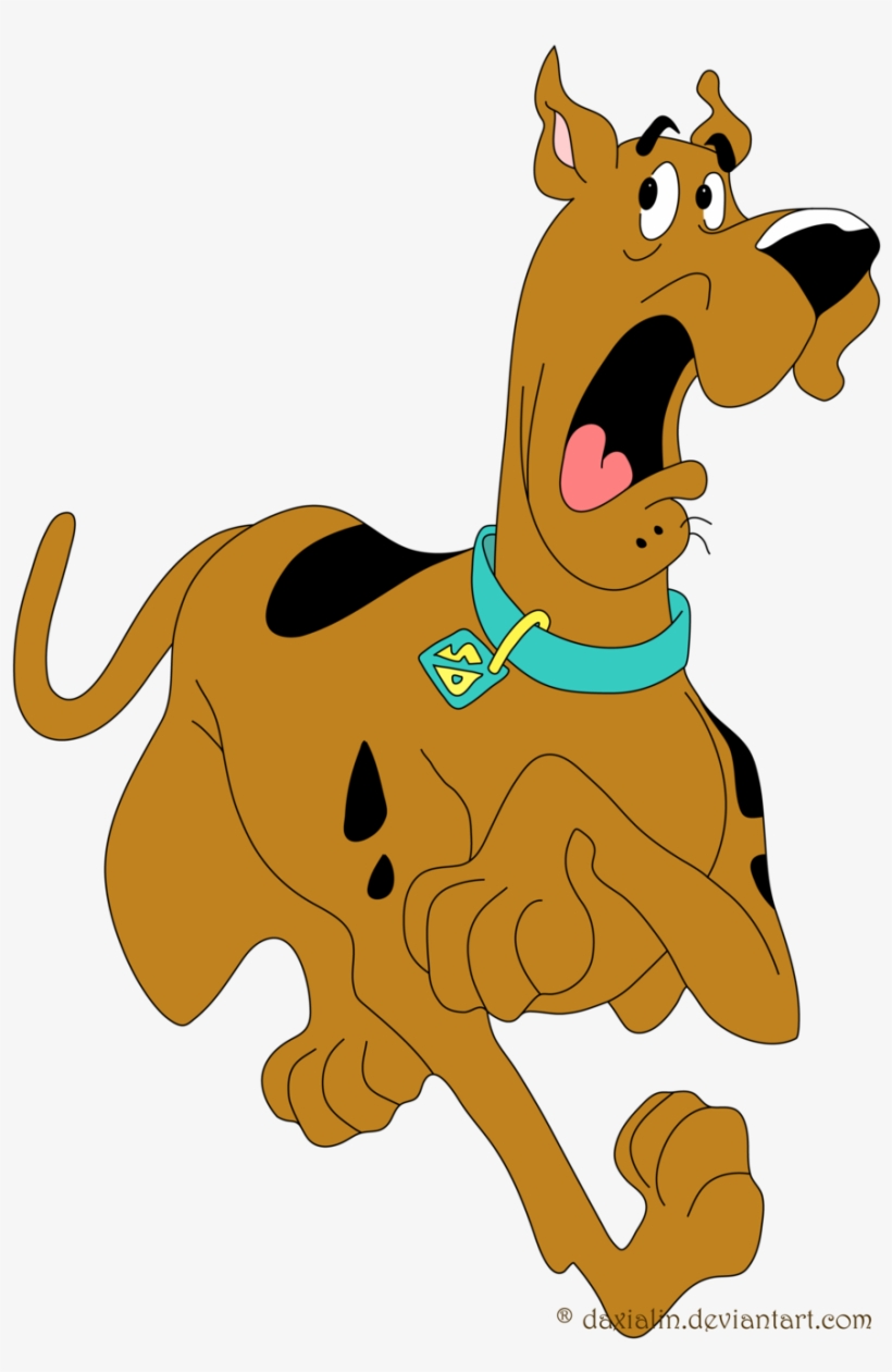 Download Transparent Scooby Doo Gets Scared - Scooby Doo Scared Running ...