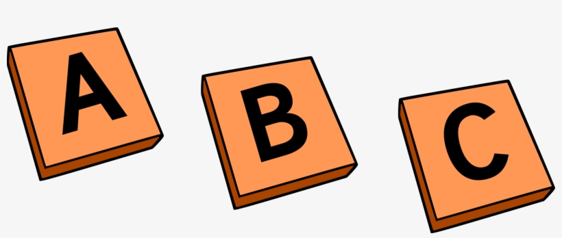 Abc Clip Art Black And White - Letter Tiles Clip Art - 1152x434 PNG ...