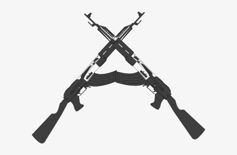 Crossed Guns Clipart - Guns Coat Of Arms - 600x459 PNG Download - PNGkit