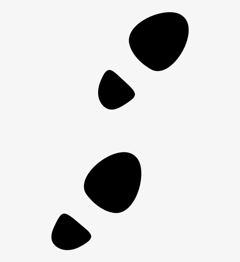 Open - Foot Steps Transparent - 1000x1000 PNG Download - PNGkit