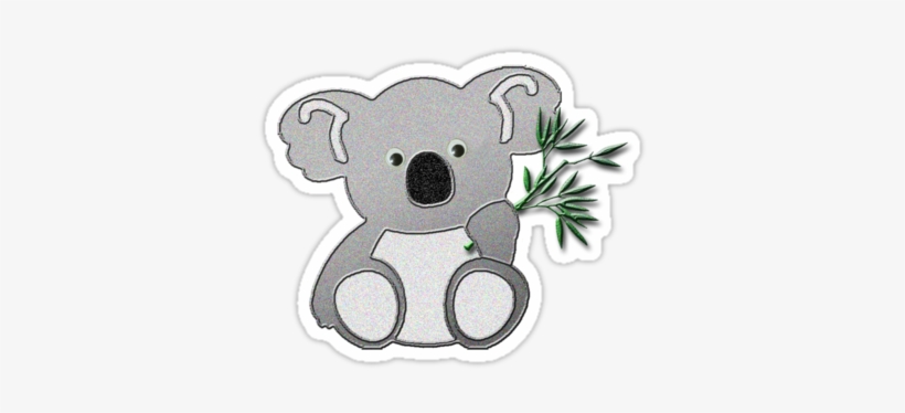 Koala Bear Sticker - Koala - 375x360 PNG Download - PNGkit