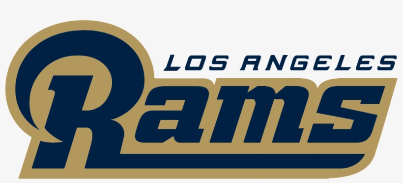Los Angeles Rams Textlogo - La Rams Logo Png - 1079x437 PNG Download ...