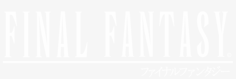 Download Transparent Final Fantasy Logo White - Final Fantasy Logo ...