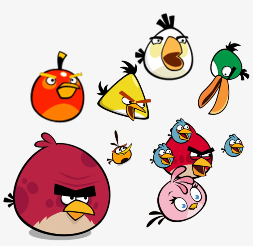 Angry Bird Blue Png - Angry Birds - 1015x884 PNG Download - PNGkit