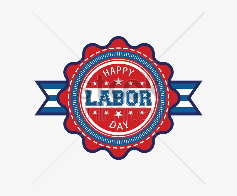 Happy Labor Day Label V矢量图形 - 600x600 PNG Download - PNGkit