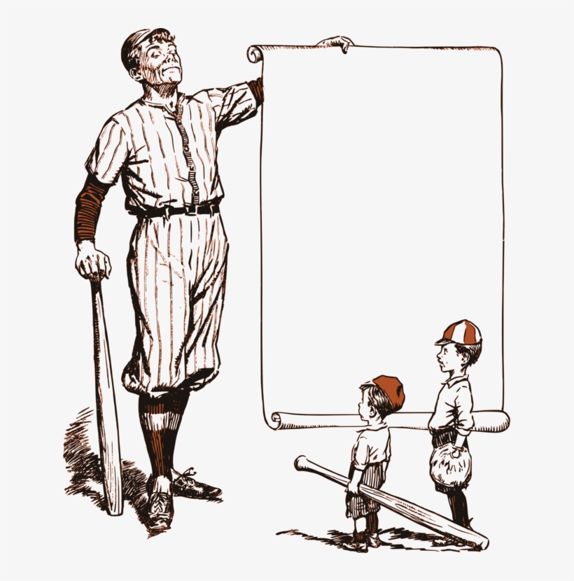 Casey At The Bat Baseball Poetry Author Home Run - Cartoon - 639x750 ...