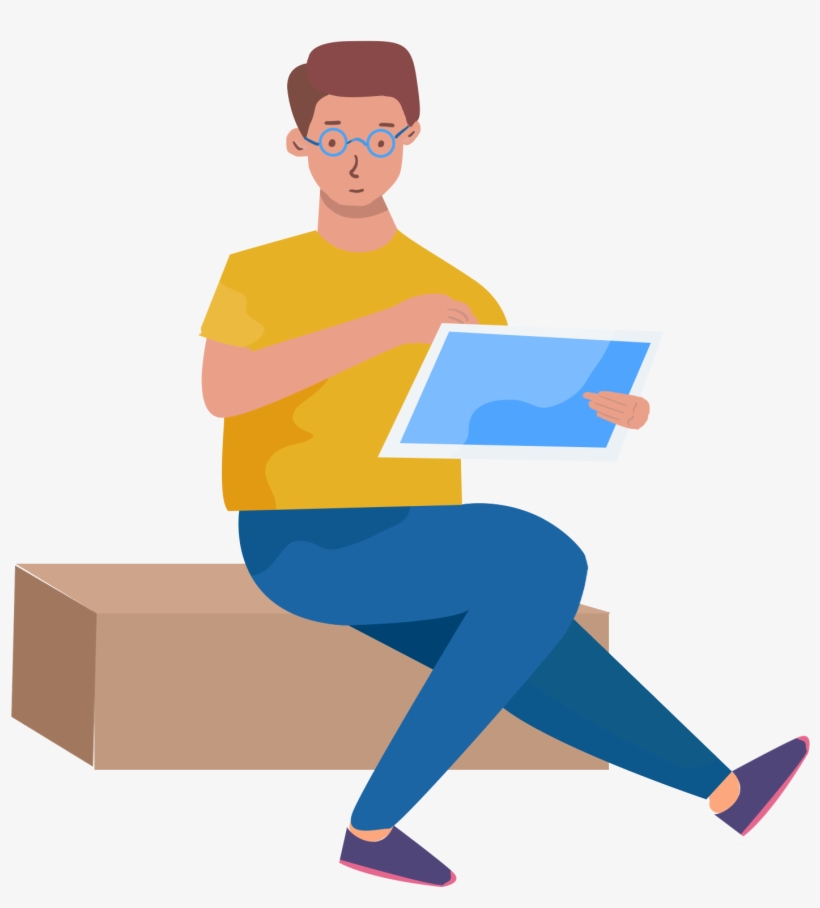 Report Office Man Work Png And Psd - Sitting - 2000x2000 PNG Download ...