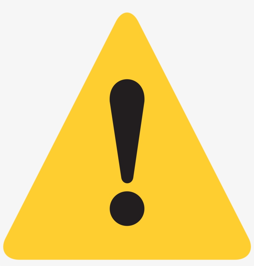 Open - Warning Emoji Png - 2000x2000 PNG Download - PNGkit