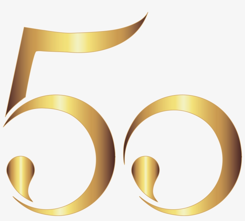 50th Birthday Logo Latest - Circle - 2334x1992 PNG Download - PNGkit