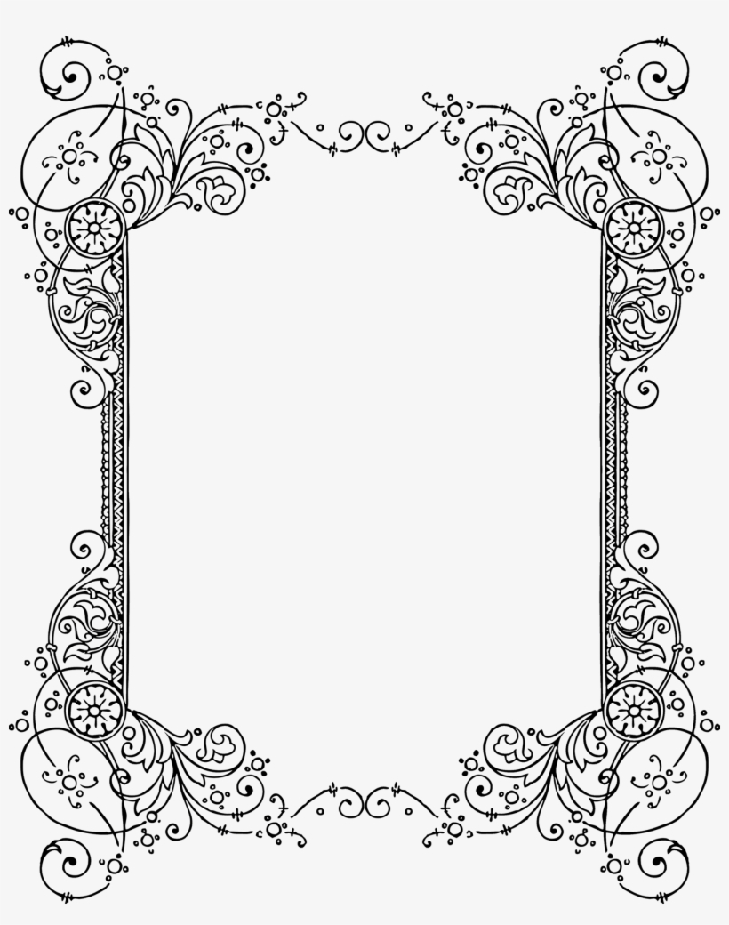 Fairytale Frame Png - 1387x1693 PNG Download - PNGkit