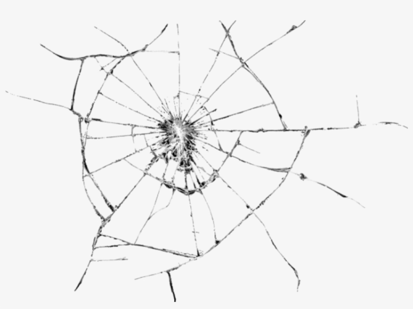 Cracked Screen Transparent