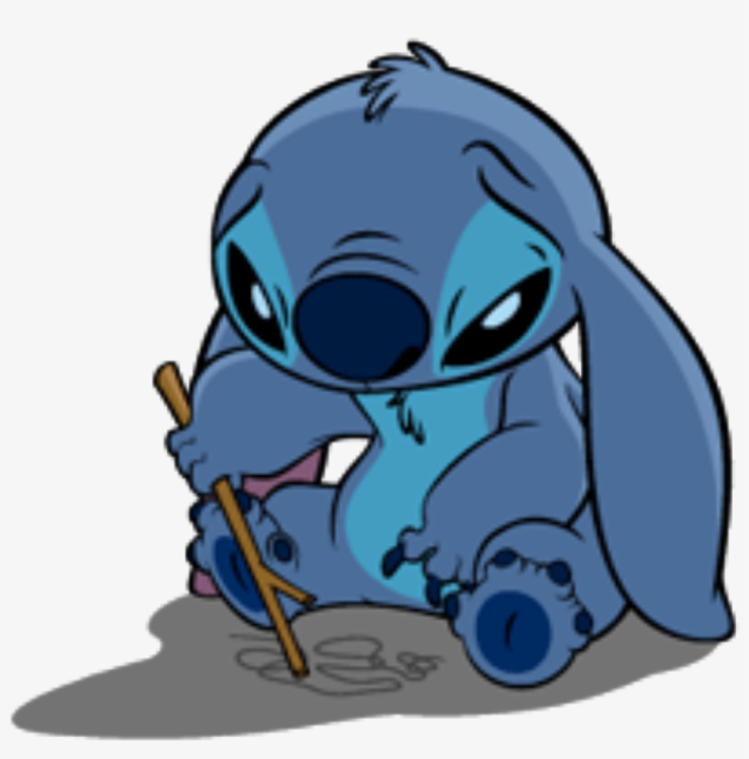 Sad Stitch Coloring Pages