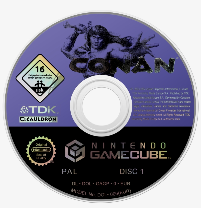 Conan - Disc - Dora The Explorer Gamecube - 1280x1280 PNG Download - PNGkit