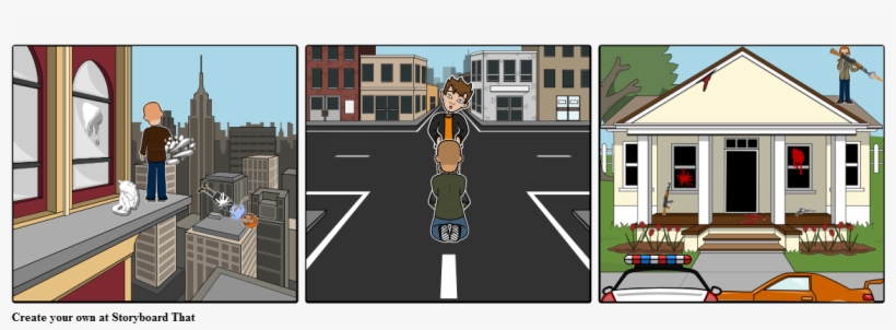 Murder In The City - Storyboard - 1164x385 PNG Download - PNGkit