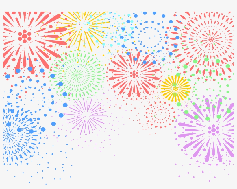 Fireworks Background White - 3351x2506 PNG Download - PNGkit