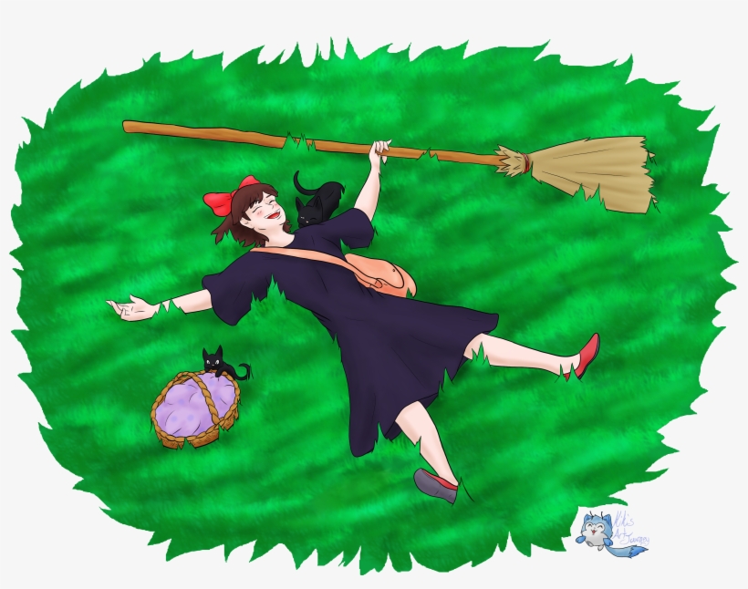 Kiki's Delivery Service 30th Anniversary - Illustration - 4000x3000 PNG ...