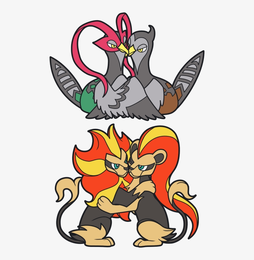 Electric-firefly - Pokemon Pokemon Couples - 500x758 PNG Download - PNGkit