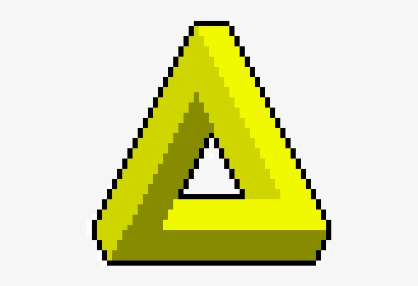 My Infinite Triangle Triangle - Infinite Triangle Pixel Art - 820x710 ...