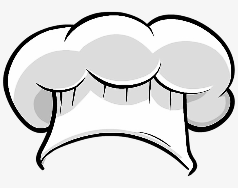 Graphic Black And White Chef Sticker By Dini Julia - Transparent Chef ...