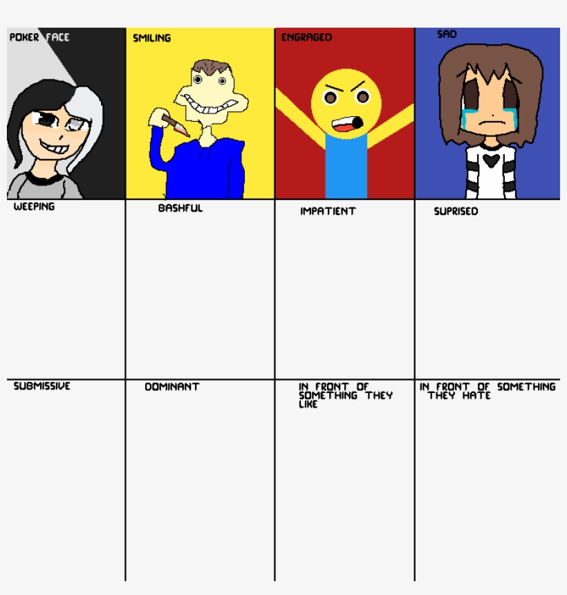 Add Your Oc Feelings - Cartoon - 1400x1400 PNG Download - PNGkit