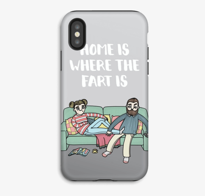 Fart Case Iphone X Tough - Cartoon - 499x800 PNG Download - PNGkit