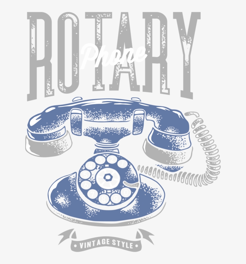 Rotary Phone - Illustration - 652x800 PNG Download - PNGkit