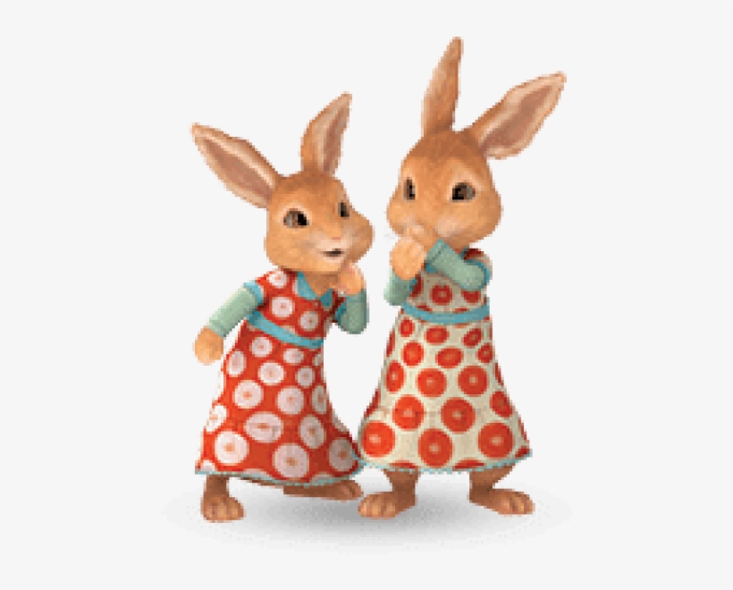 Free Png Download Two Girl Rabbits Png Images Background - Peter Rabbit ...