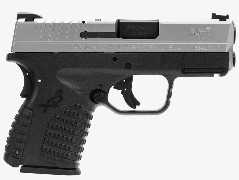 Springfield Armory Xds9339s Xd-s Dao 9mm - 1800x1273 PNG Download - PNGkit