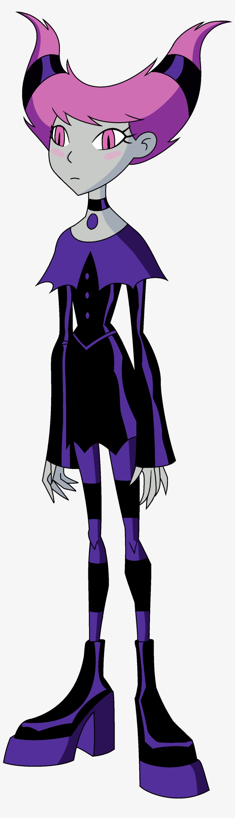 Evil-doer - Jinx From Teen Titans - 1304x4352 PNG Download - PNGkit