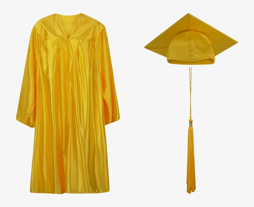 Gold - Yellow Graduation Gown Adult - 800x800 PNG Download - PNGkit