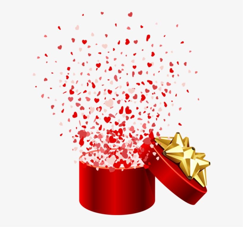 Gift Giving Png - Open Gift Vector Png - 600x686 PNG Download - PNGkit