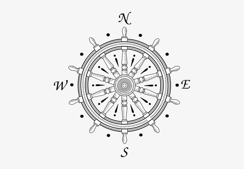 Download Transparent Compass Transparent Ship - Ship Wheel With Compass ...