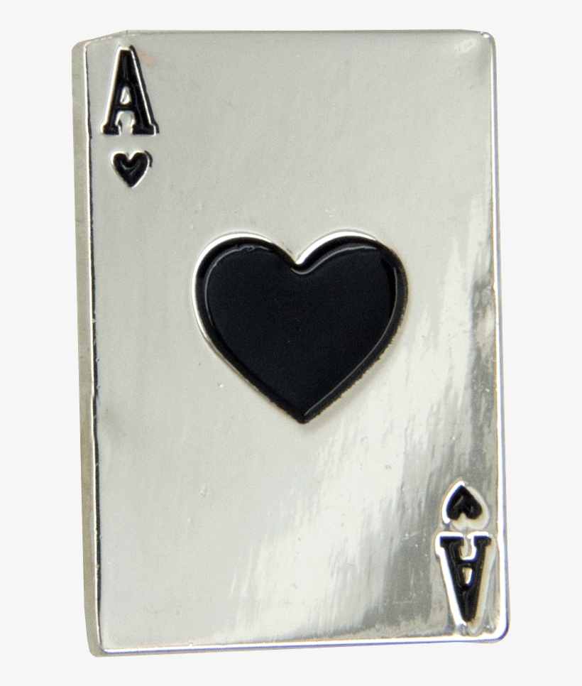 Heart Card Pin, Silver - Silver - 1038x1038 PNG Download - PNGkit