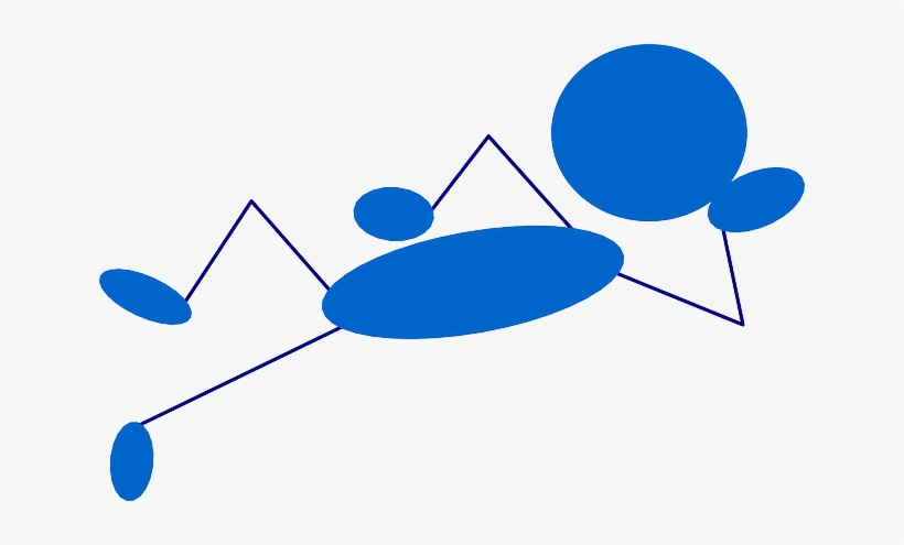 Download Transparent Blue, Stick, People, Man, Figure, Sleeping, Person ...