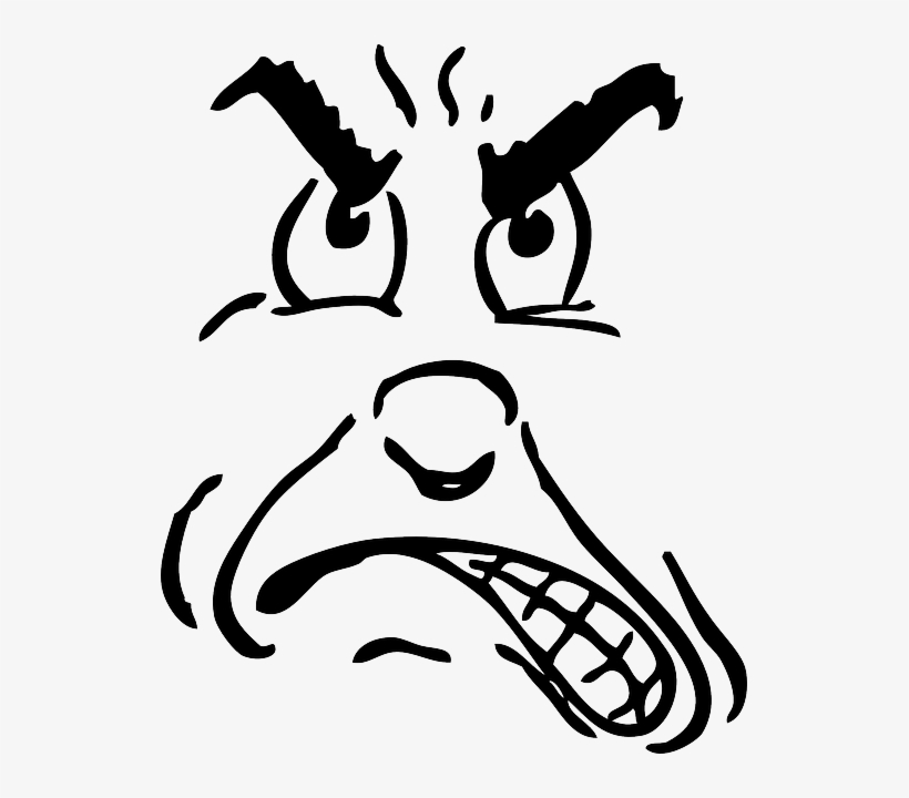 Angry Person Face Clipart Images