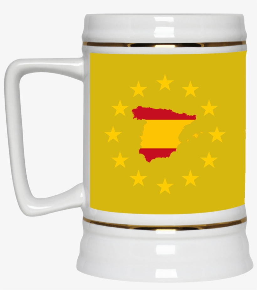 Spain Map Inside European Union Eu Flag Mug Cup Gift - Mug - 1024x1024 ...
