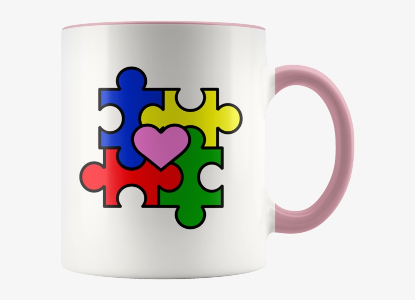 Autism Puzzle Mug, Autism Awareness Mug, Autism Puzzle - Scalable ...