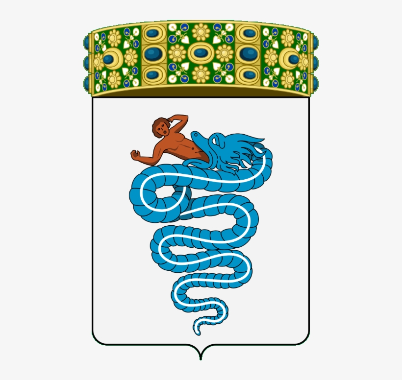 Coat Of Arms Of Italy - Visconti Coat Of Arms - 508x714 PNG Download ...