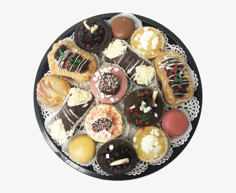 Assorted Mini Pastry Platter - Pastry - 600x600 PNG Download - PNGkit