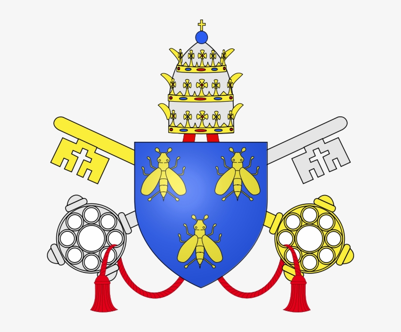 Coat Of Arms Of Urban Viii - Pope Pius V Symbol - 628x599 PNG Download ...
