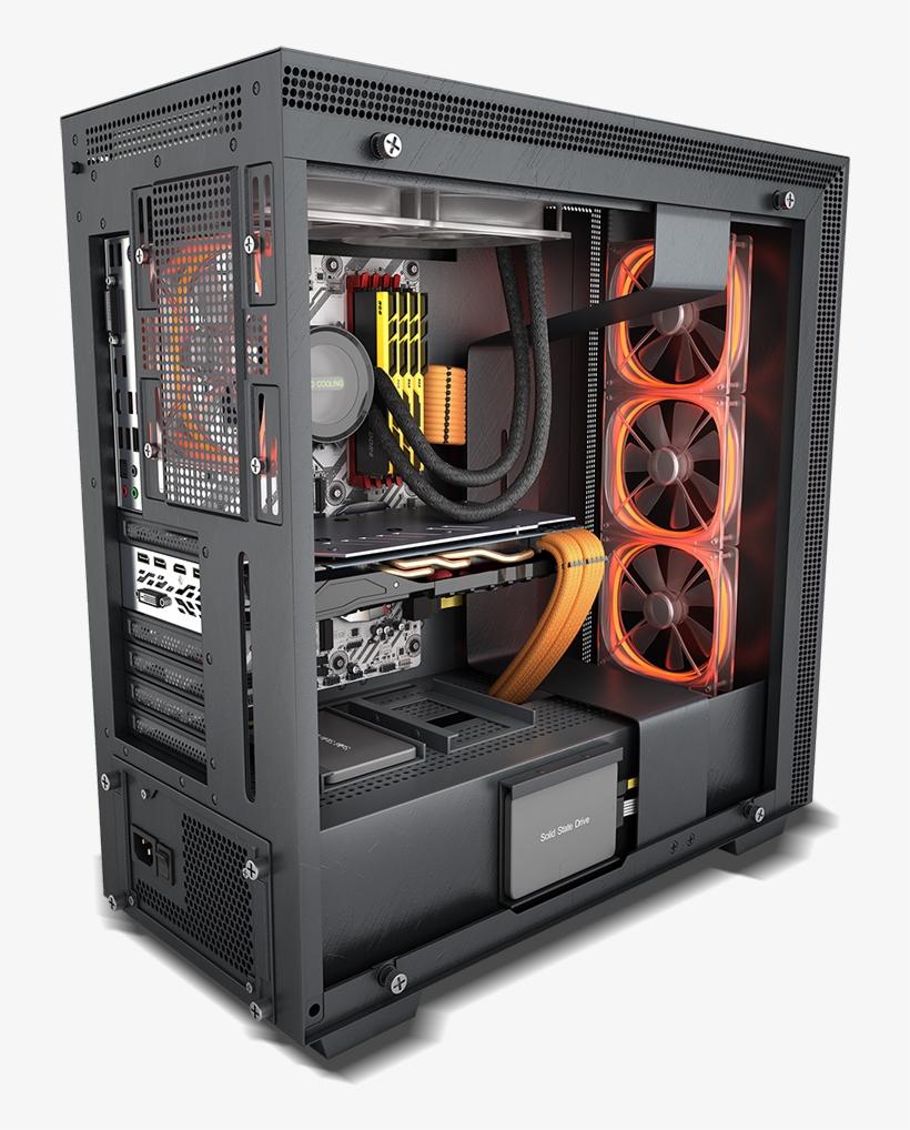 Image Image - Computer Case - 800x985 PNG Download - PNGkit