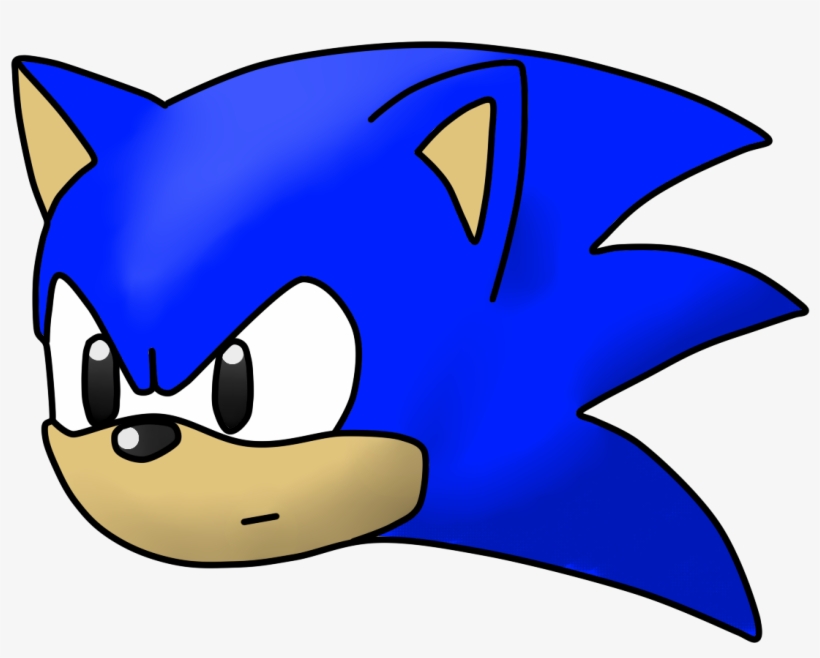 Download Transparent Sonic Face Png - Imagenes De La Cara De Sonic - PNGkit