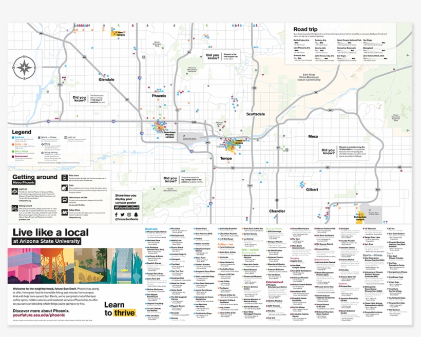 Arizona State University - Map - 1200x896 PNG Download - PNGkit