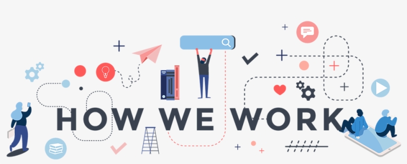 Elevate Website Icons How We Work - Diagram - 982x392 PNG Download - PNGkit